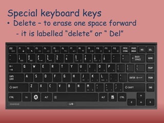 # 2 gr.1 special keyboard keys | PPTX