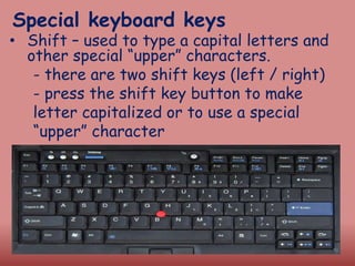 # 2 gr.1 special keyboard keys | PPTX