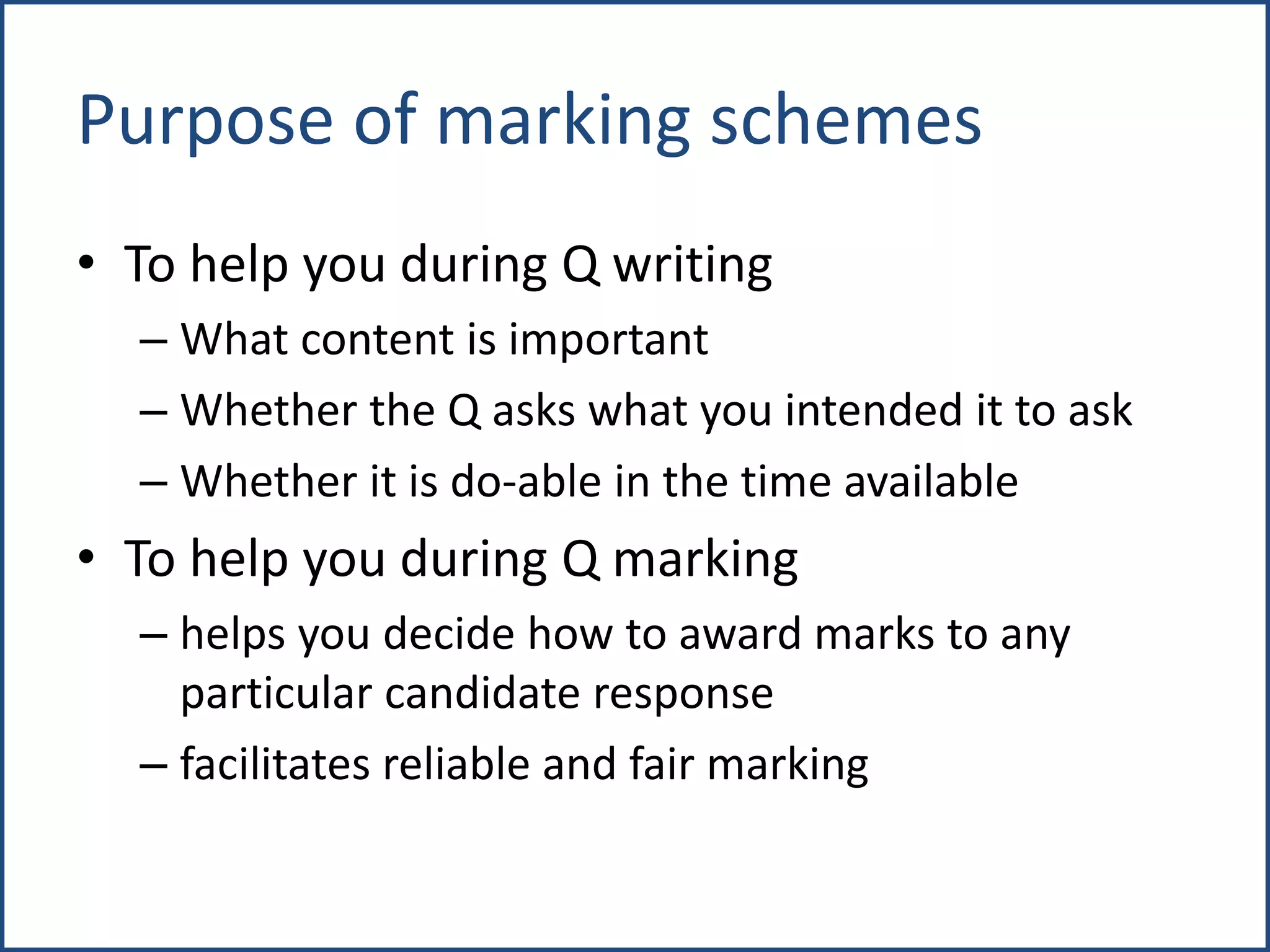 2 Grading criteria and marking schemes Liz Norman ANZCVS 2018 | PPT