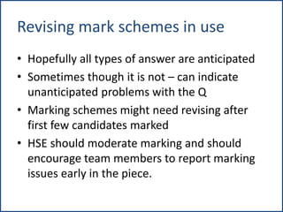 Grading criteria and marking schemes Liz Norman ANZCVS 2019 | PPTX