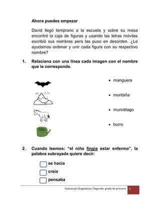 2° grado cuadernillo comunicación primaria. | PDF