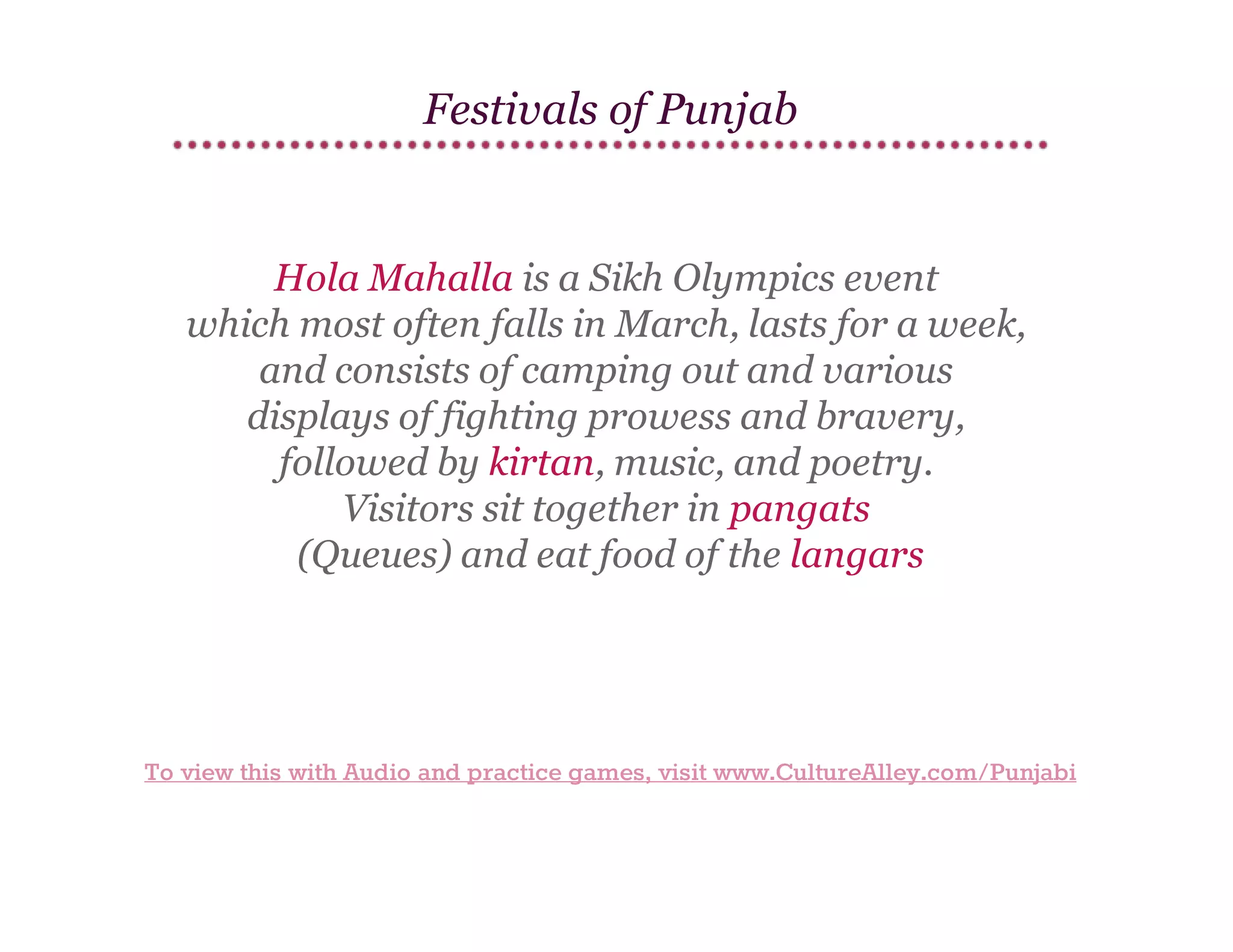 Basic Punjabi | Lesson 2 | Common useful phrases & Grammar | PDF