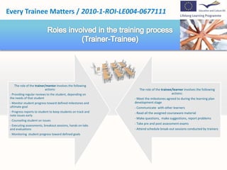 ETM Project: Training Workshop Results | PPTX