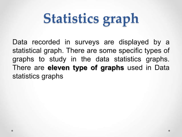 graphic representations in statistics | PPT | Science