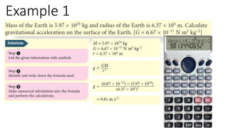 Gravitational acceleration | Gravitation | KSSM Physics F5 | PDF