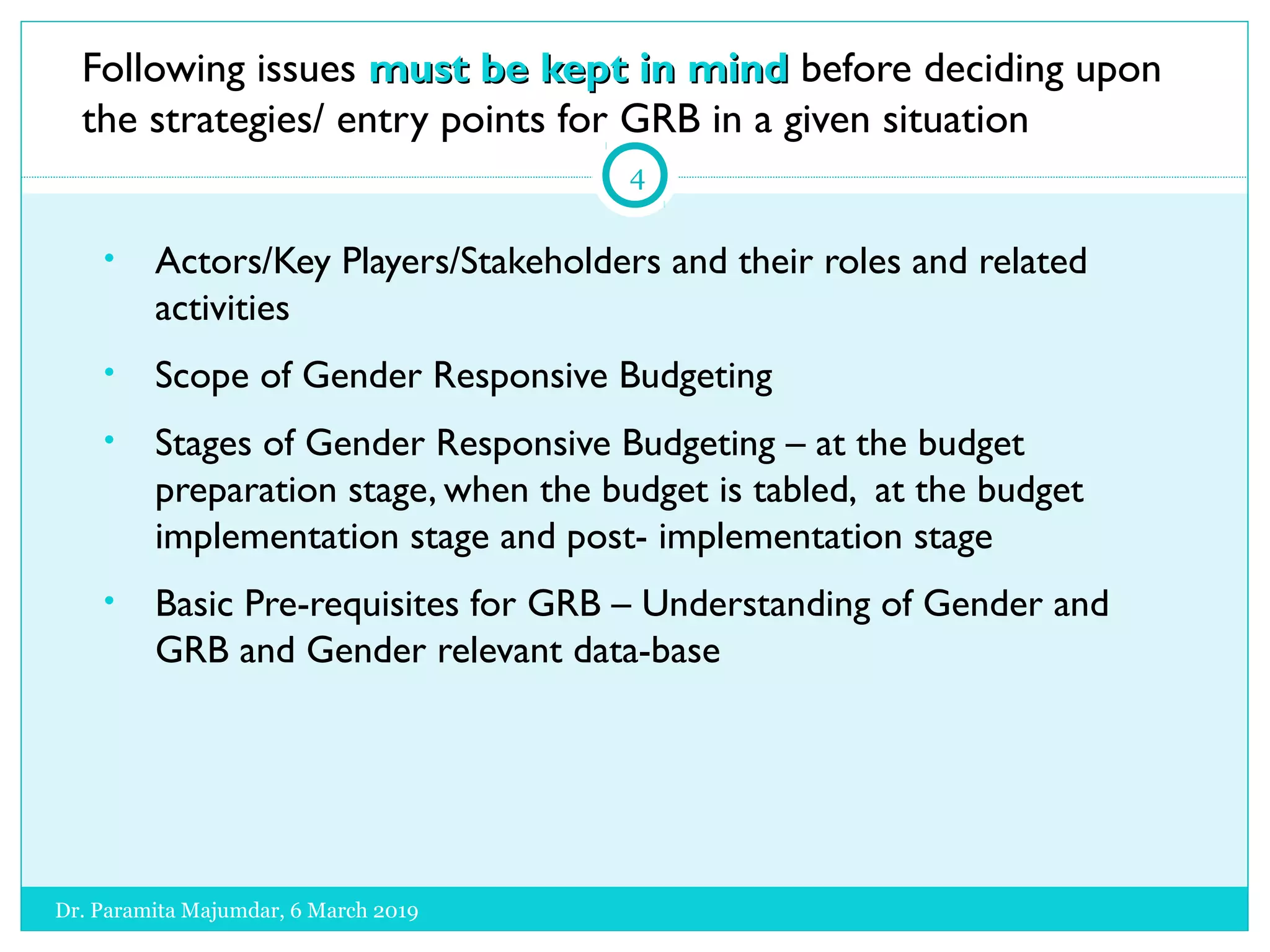 GRB Strategies and Tools | PPT