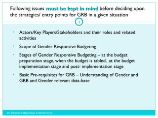 GRB Strategies and Tools | PPT