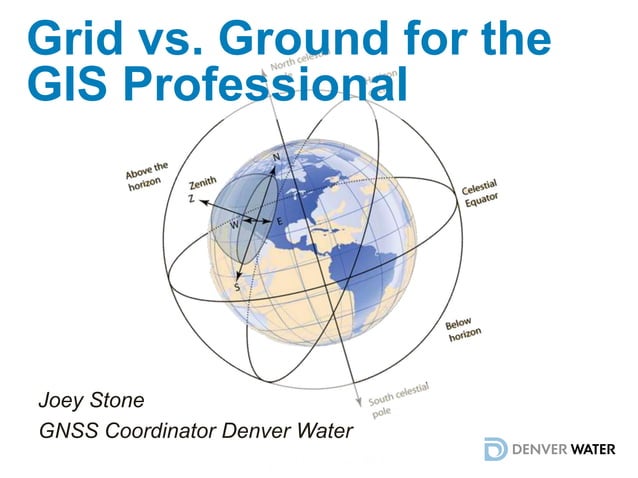 2017 PLSC Track: Grid vs Ground for the GIS Professional | PPTX