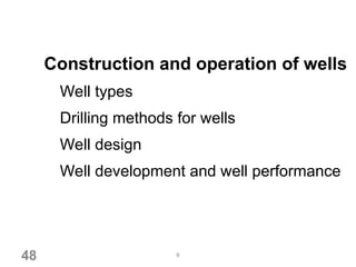 2 Groundwater geology geology Wells.ppt