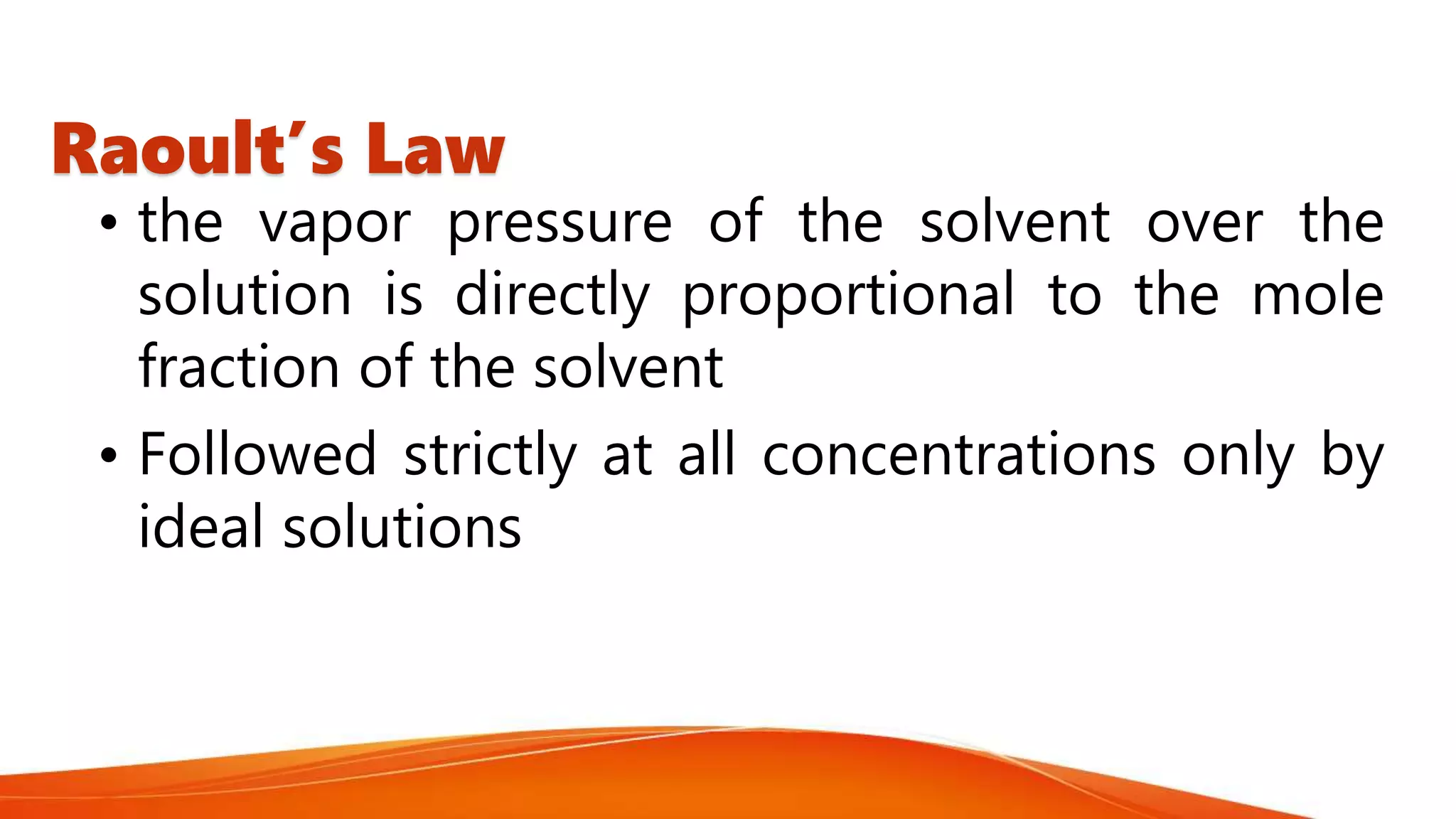 Physical Properties of solution | PPTX