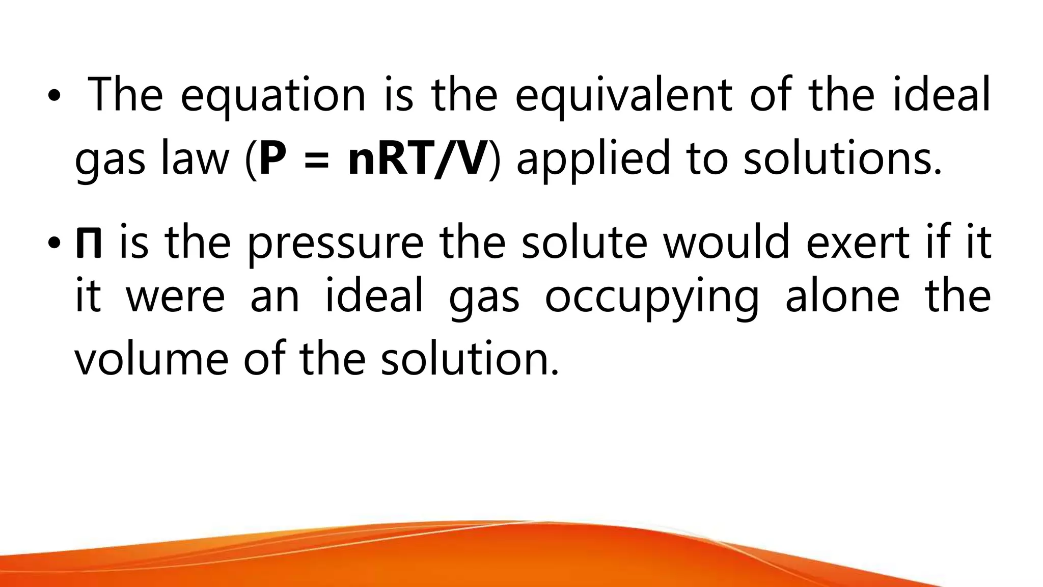 Physical Properties of solution | PPTX