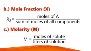 Physical Properties of solution | PPTX