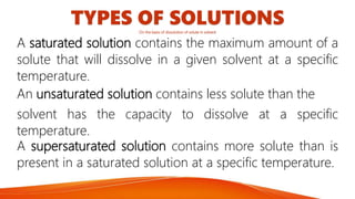 Physical Properties of solution | PPTX