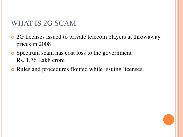 2 G Scam
