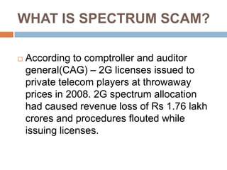 2g Scam | PPTX | Telecommunications Industry | Industries