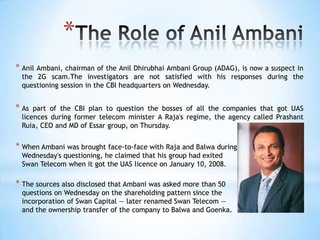 2G Spectrum Scam: Case-study | PPTX | Phone Services | Home Utilities