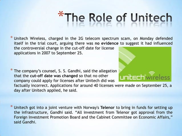 2G Spectrum Scam: Case-study | PPTX | Phone Services | Home Utilities