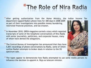 2G Spectrum Scam: Case-study | PPT