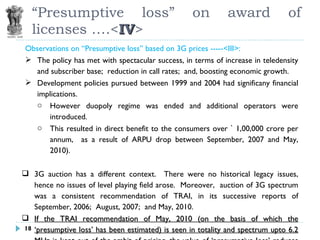 Allocation Of 2G Spectrum And Telecom Policy | PPT | Business ...