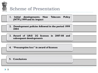 Allocation Of 2G Spectrum And Telecom Policy | PPT