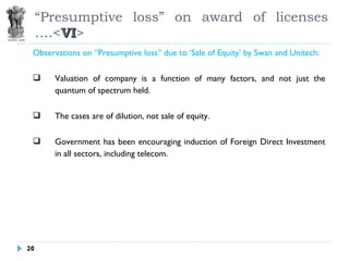 Allocation Of 2G Spectrum And Telecom Policy | PPT | Business ...