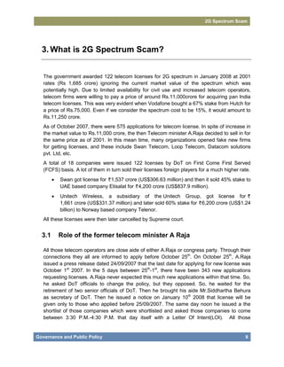 2G Spectrum Scam | PDF