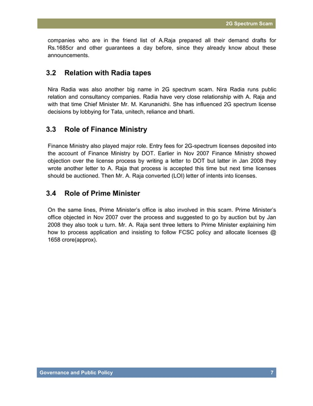 2G Spectrum Scam | PDF