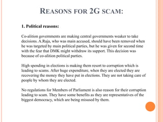 2g spectrum scam .. | PPTX
