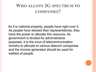 2g spectrum scam .. | PPTX