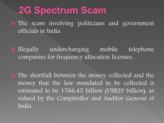 2 g spectrum scam | PPTX