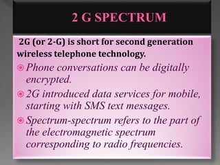 2G spectrum scam | PPTX
