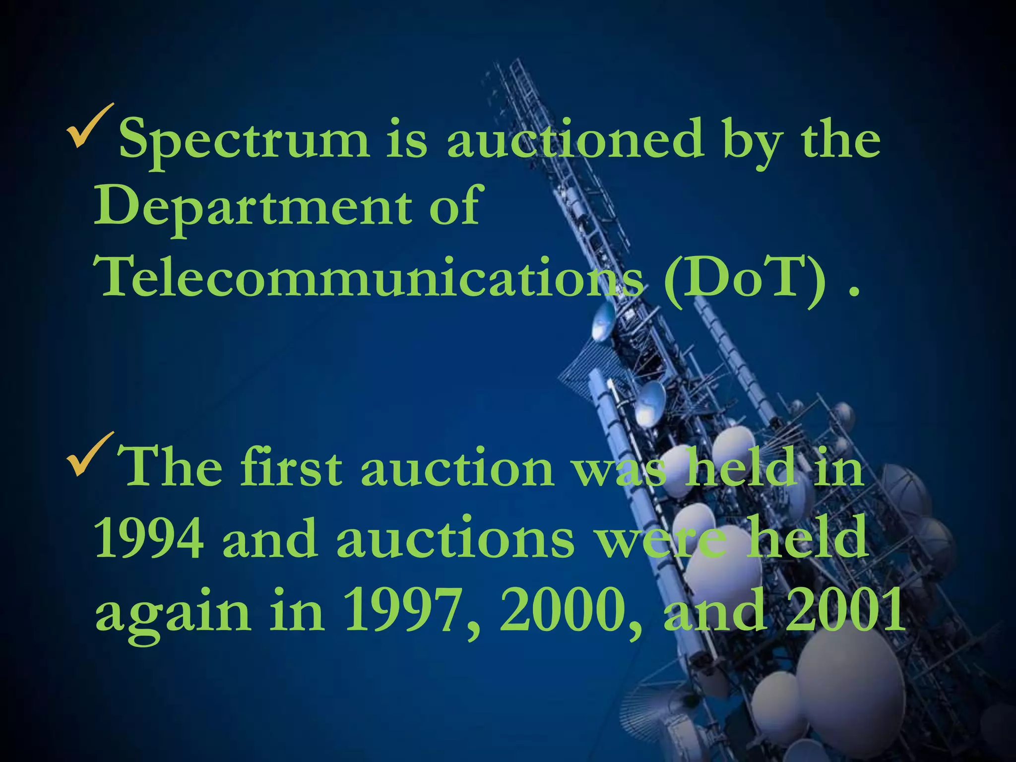 2g spectrum scam | PPTX | Telecommunications Industry | Industries