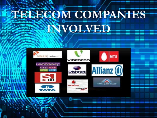 2g spectrum scam | PPTX | Telecommunications Industry | Industries