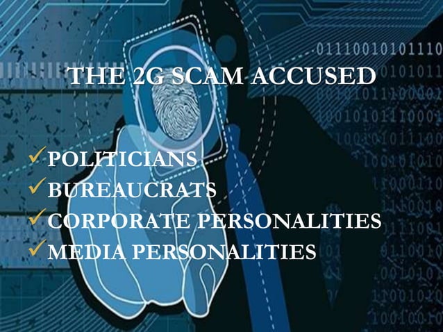 2g spectrum scam | PPTX | Telecommunications Industry | Industries