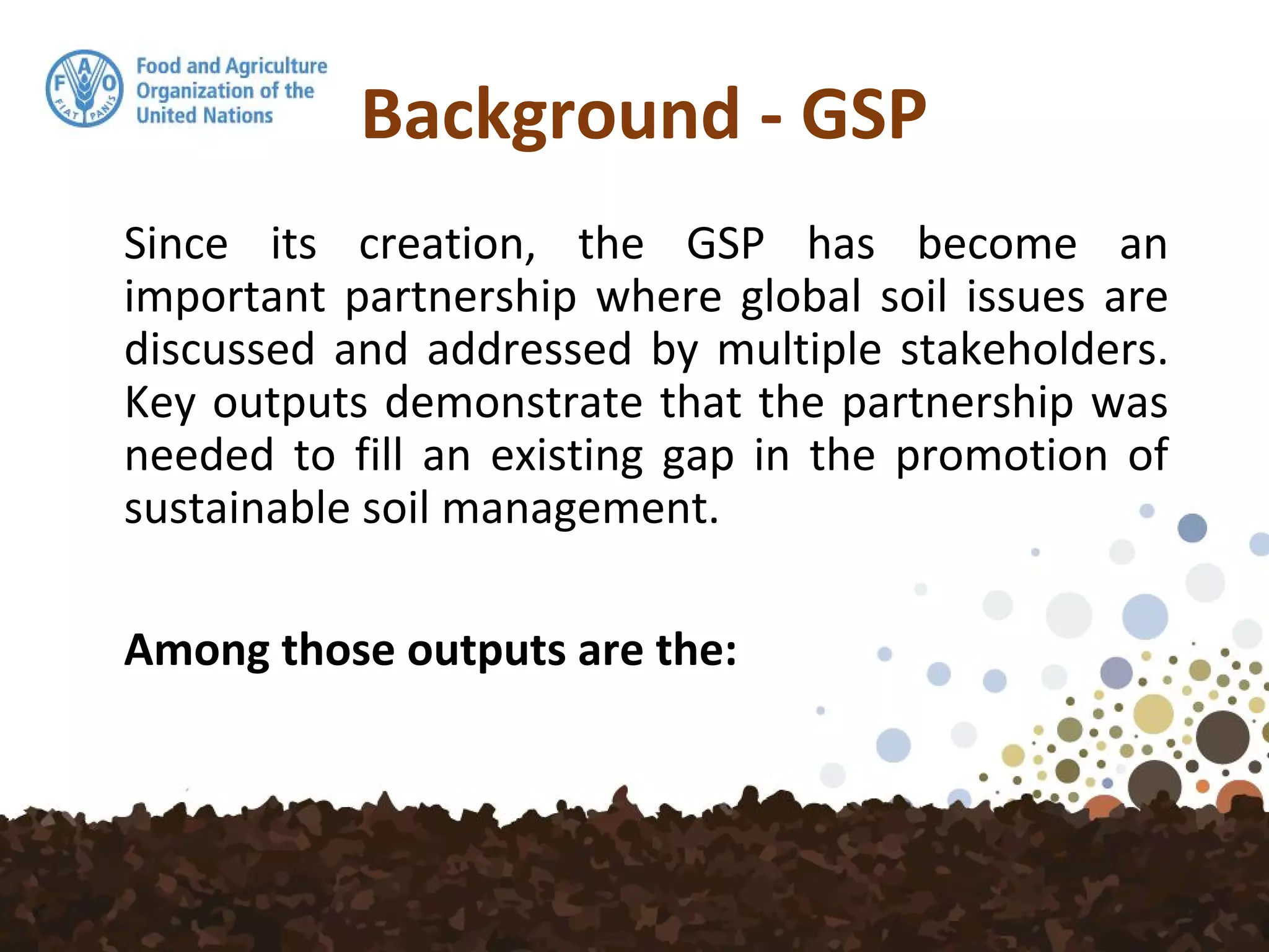 GSP - GSOC map: Soil Organic Carbon Mapping | PPT