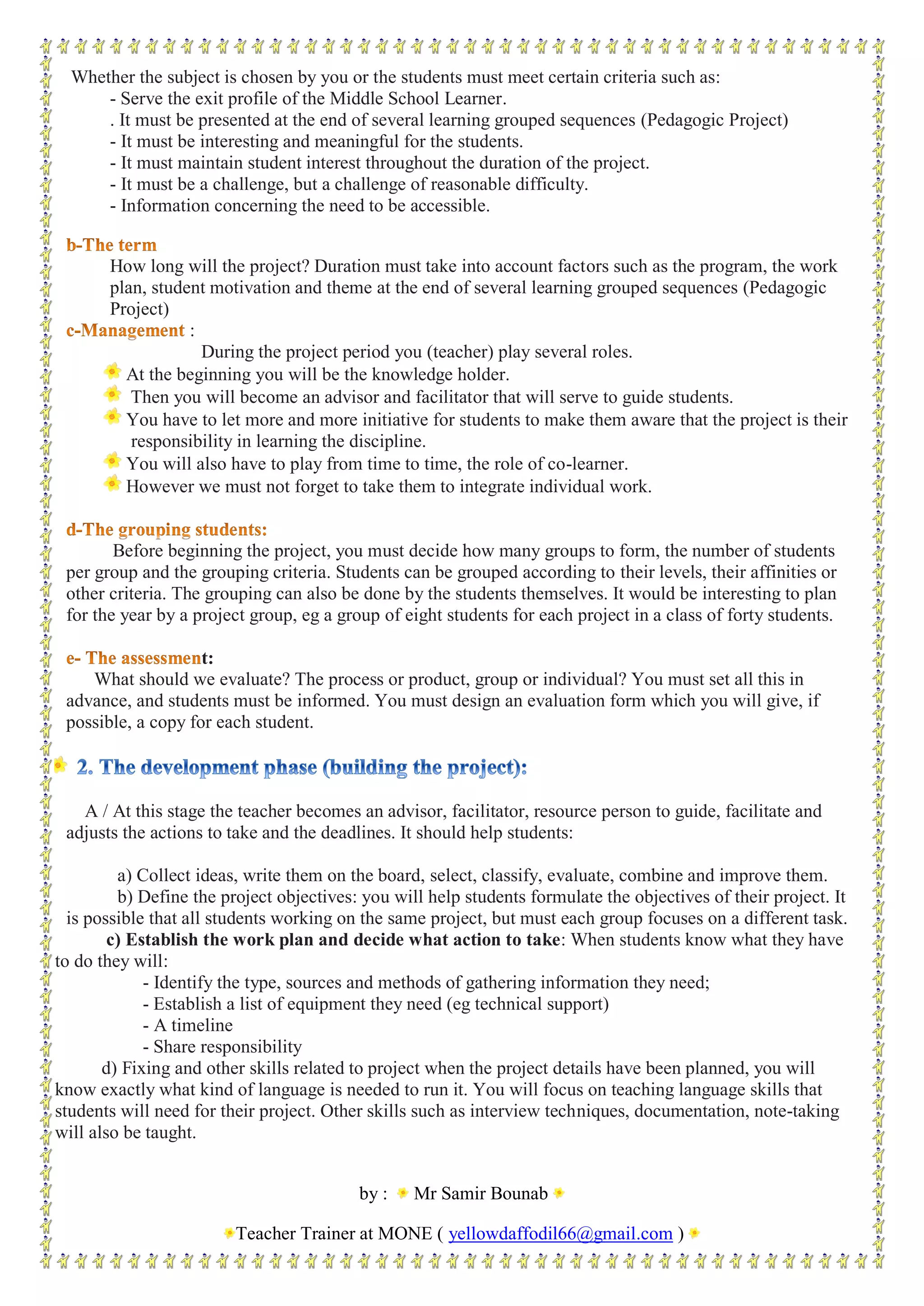 2 g & the projet work | PDF