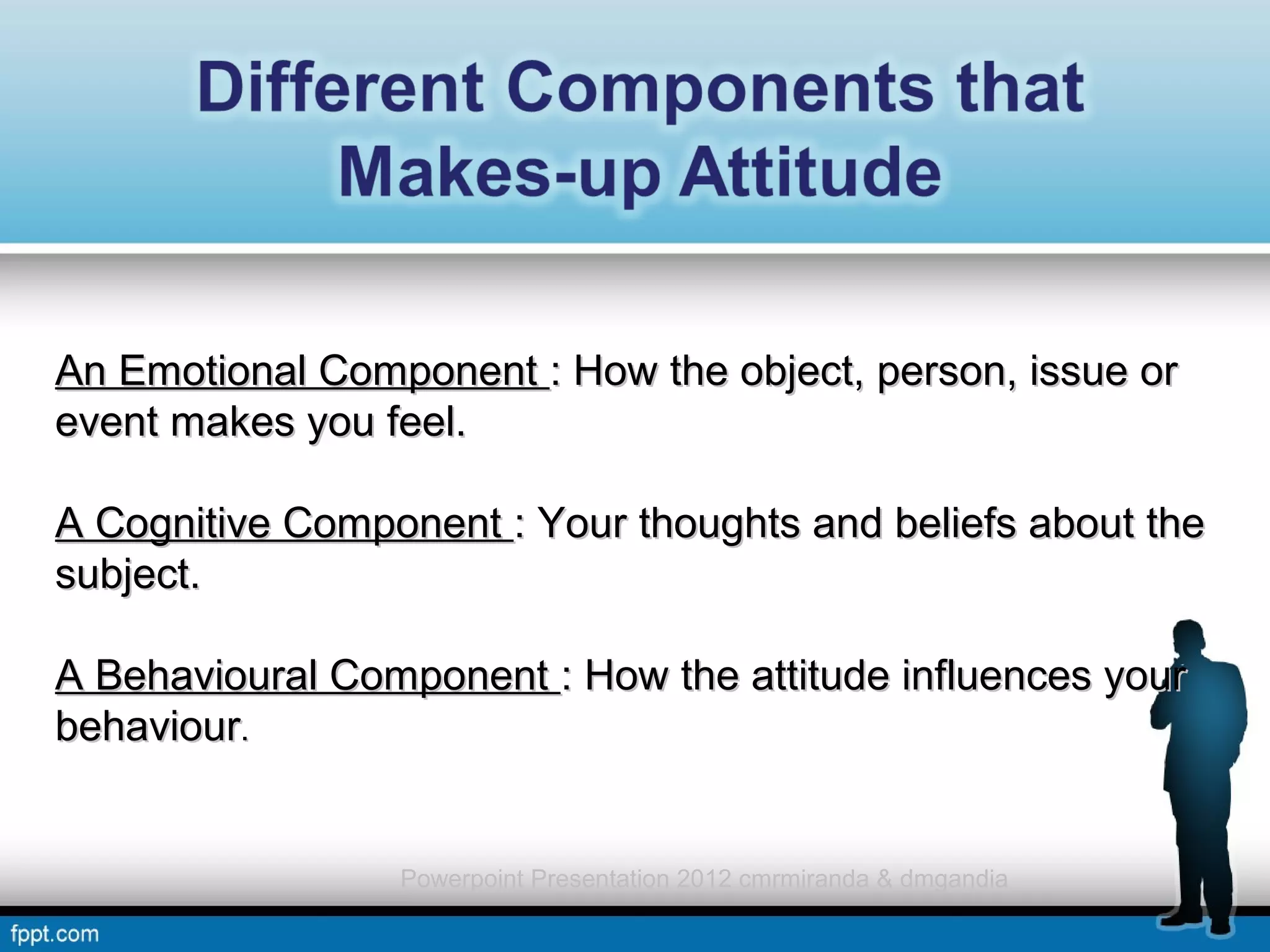 Consumer Behavior (Tripartite Model & Attitude Measurement) | PPT ...