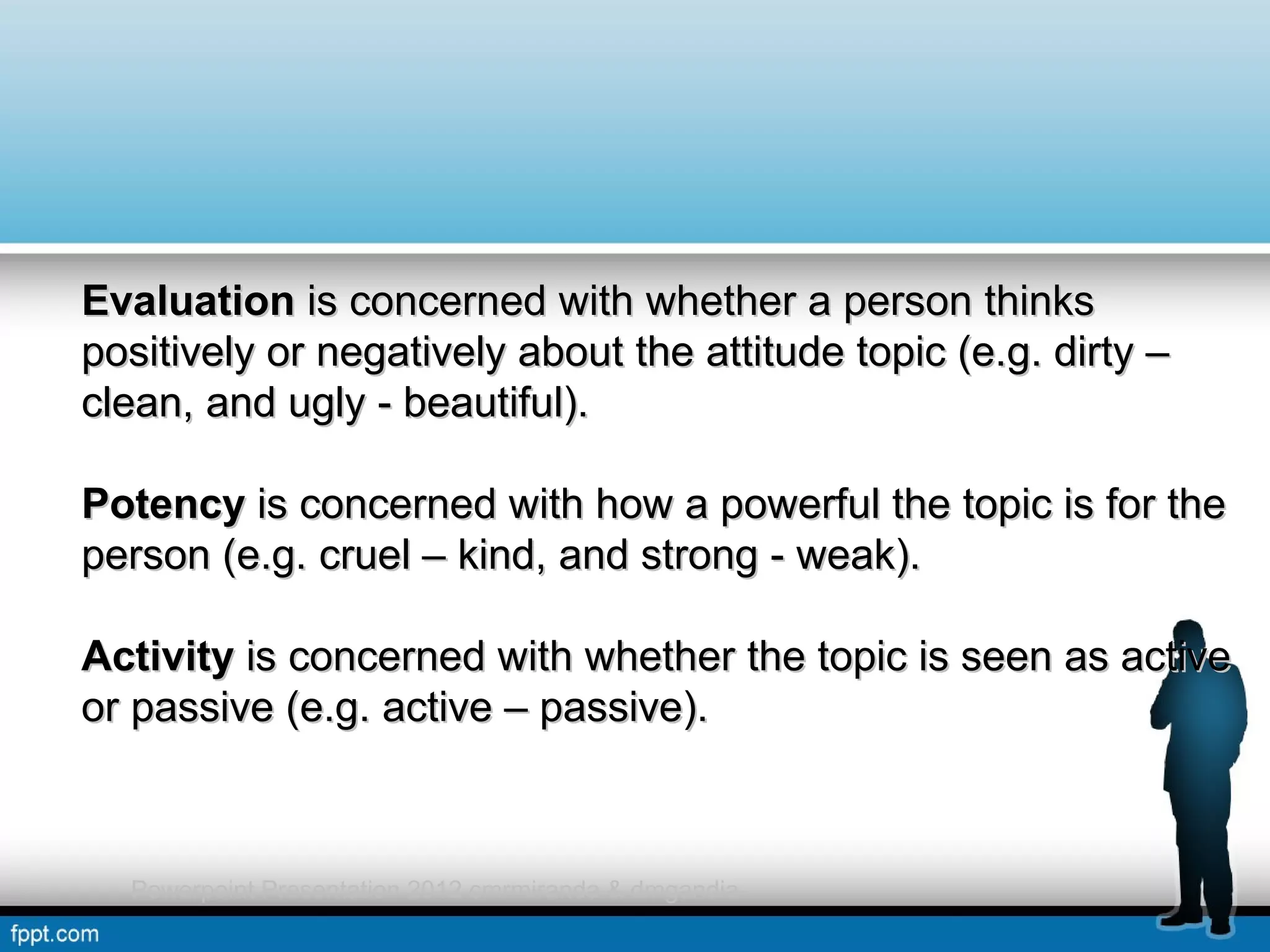 Consumer Behavior (Tripartite Model & Attitude Measurement) | PPT ...