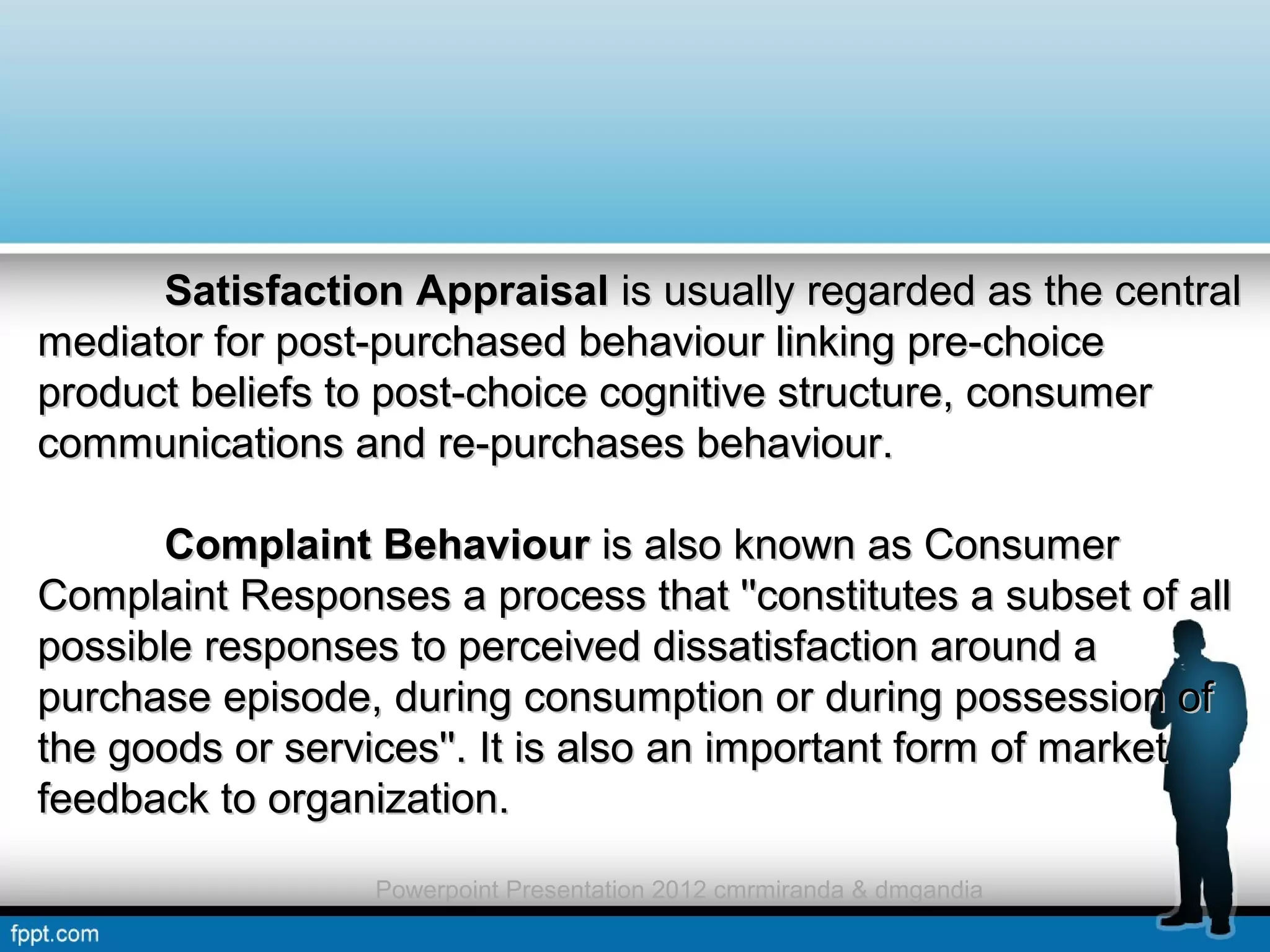 Consumer Behavior (Tripartite Model & Attitude Measurement) | PPT ...