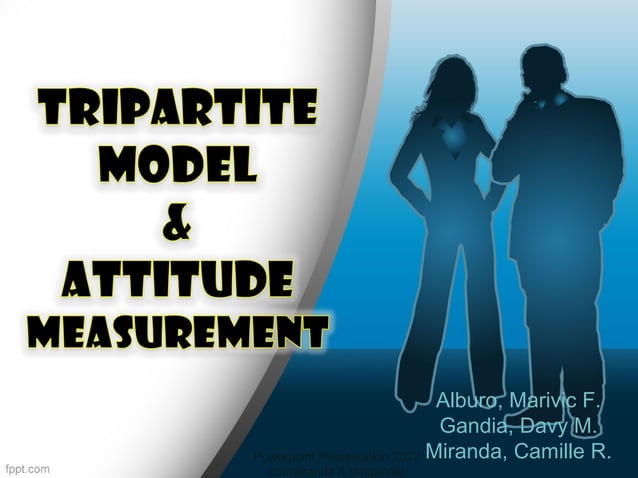 Consumer Behavior (Tripartite Model & Attitude Measurement) | PPT
