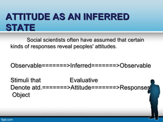 Consumer Behavior (Tripartite Model & Attitude Measurement) | PPT ...