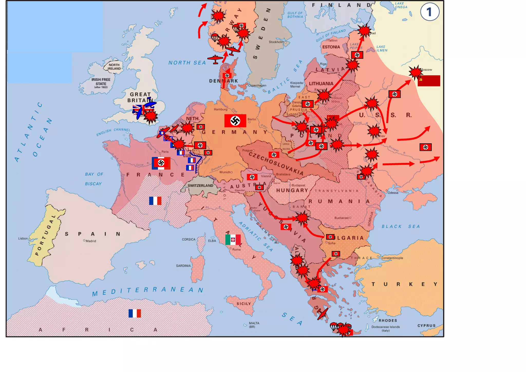 2ª Guerra Mundial com mapas (WW2 maps) | PDF | Death, Injury, or ...