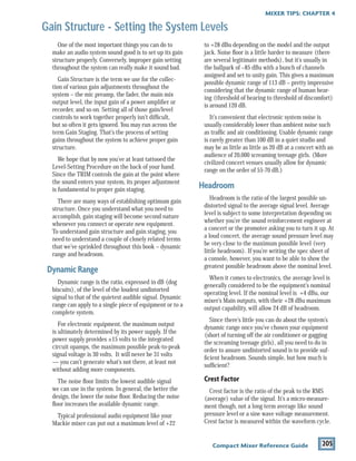 Gain structure | PDF | Digital Audio | Computer Software and Applications