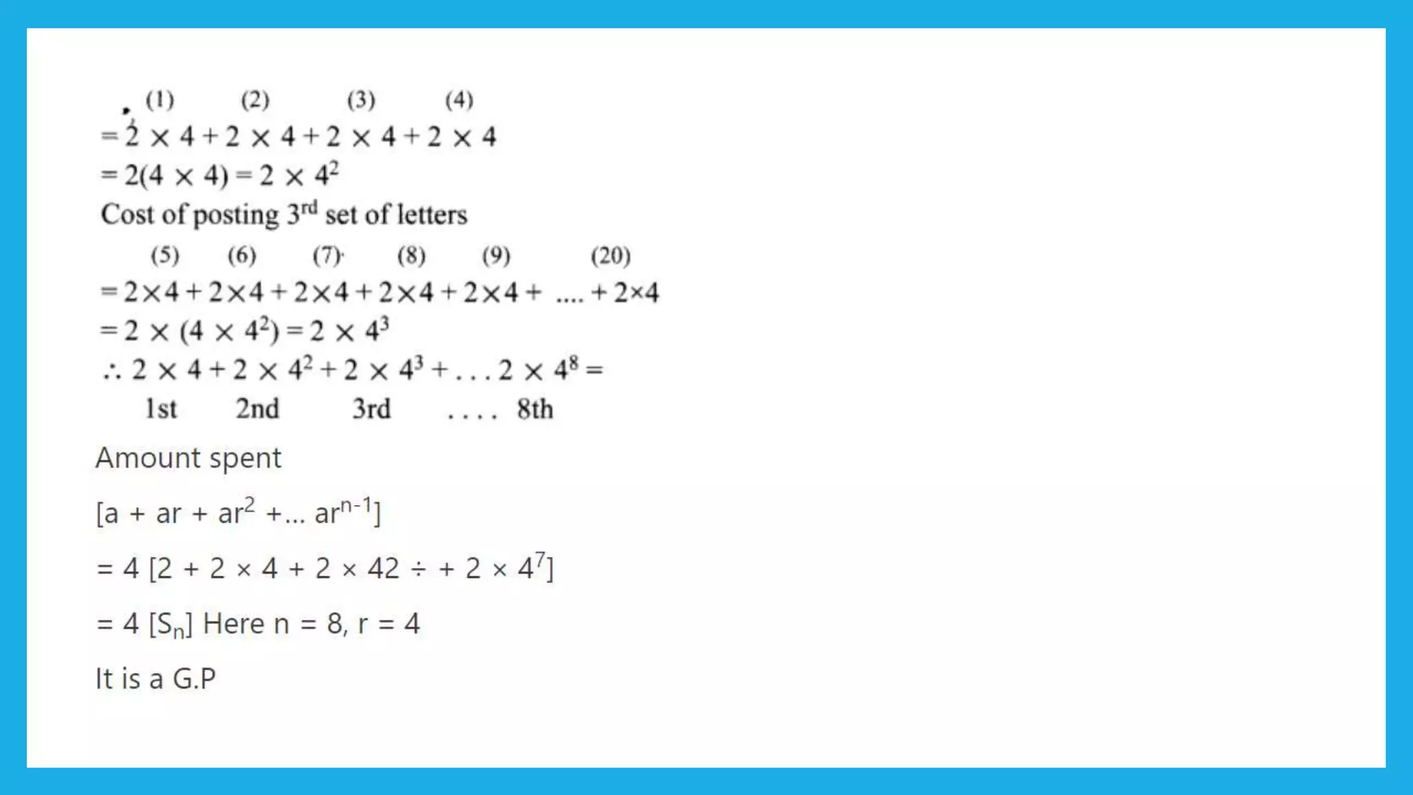 2h. Pedagogy of mathematics part II (numbers and sequence - ex 2.8) | PPSX