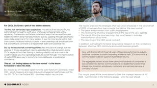 The CEO Impact Index: Navigating Leadership in the New Normal of 2025 ...