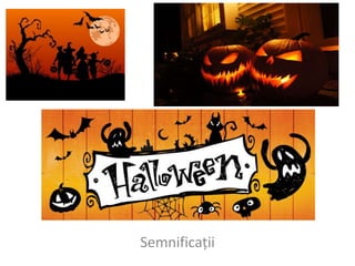 O scurtă prezentare despre halloween și importanța lor | PPTX