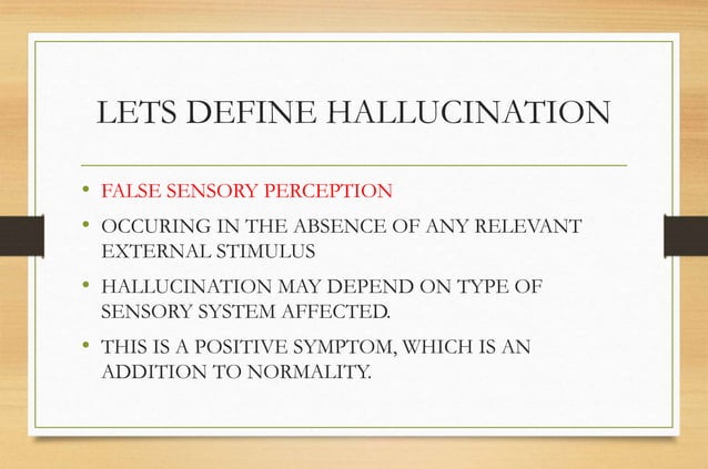 hallucination | PPTX
