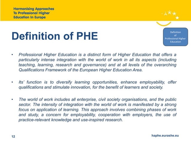 Characteristics and Definition of Professional of Higher Education | PPT