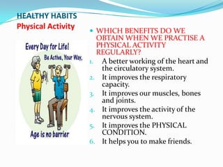 2 healthy & unhealthy habits in your life | PPT