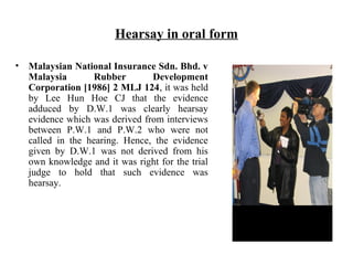 (2) hearsay evidence | PPT